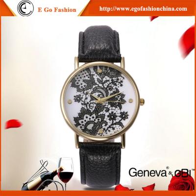 China GV04 China Watch Supplier Quartz Analog Watches for Woman Unisex Sports Watch PU Leather for sale