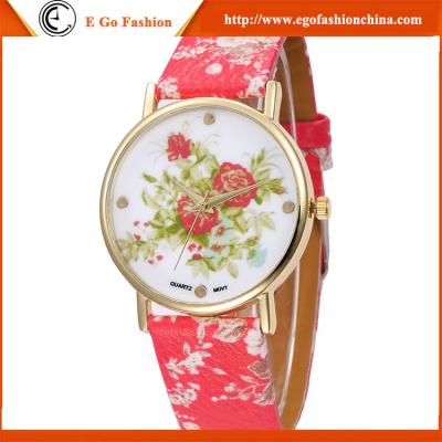 China GV13 Geneva Watch Chinese Style PU Leather Watch Casual Watches for Woman Female Watches for sale
