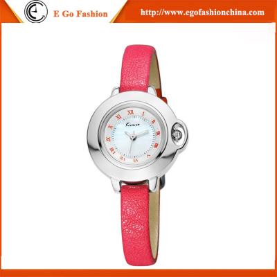 China KM17 KIMIO Women Men Unisex Watches Quartz Sport Wrist Watch Leather Band Letters Analog for sale