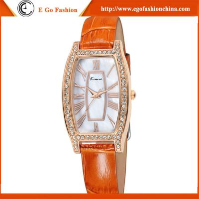 China KM21 Fashion Women Lady Stainless Steel Crystal Dial Quartz Analog Luxury Wrist Watch Lady for sale