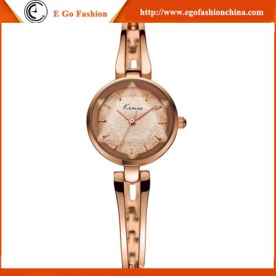 China KM22 Luxury Rose Gold Ladies Women Girl Diamond Stainless Steel Quartz Wristwatch Gift Box for sale
