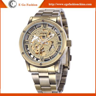 China SH01 Vintage Watch Man China Watch Supplier SHENHUA Branding Watches Mechanical Gift Watch for sale