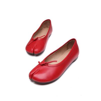 China S102 Women's shoes autumn style chic trotters feet single shoes flat comfortable autumn new women's shoes for sale