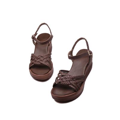 China S259 New fashion temperament women's heel shoes wild pointed sexy cool breathable mid-heel women's shoes for sale