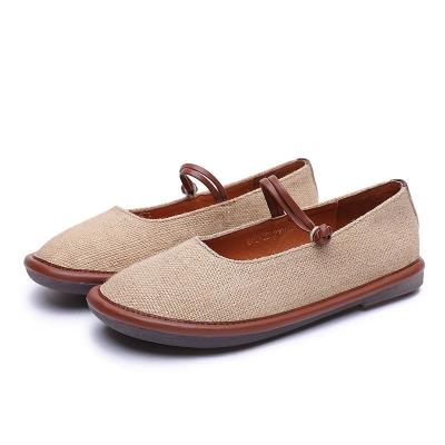 China S387 Leather Shoes Handmade Toe Layer Cowhide High Quality Women'S Shoes Custom Logo for sale
