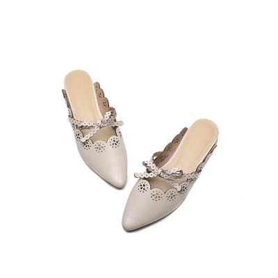 China S394 Leather Shoes Handmade Toe Layer Cowhide High Quality Women'S Shoes Custom Logo for sale
