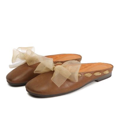 China S484 Elegant And Fashionable Women'S Sandals, Leather Sandals, Literary And Fresh, Baotou Slippers, Women'S Shoes Manufa for sale