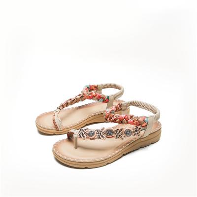 China BS127 Spring 2021 Boho Fashion Sandals Women Amazon Cross-Border Wholesale Ladies Shoes Factory Supply for sale