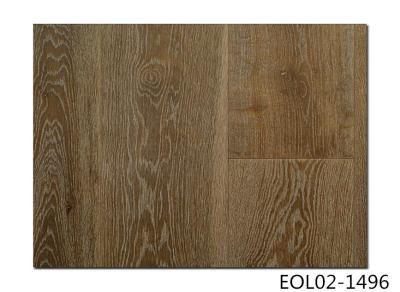 China Oak Engineered flooring , UV lacquer,Brushed, smoked, Chemical treated for sale