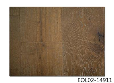 China Oak Engineered flooring , UV lacquer,Brushed, smoked, Chemical treated for sale