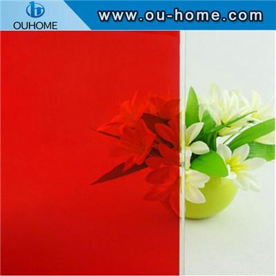 China BT105 For decorative transparent red glass film for sale