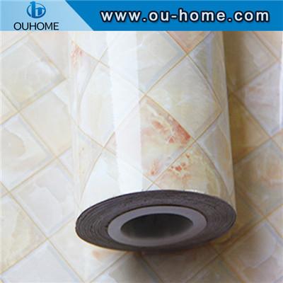 China Modern 3d design marble wallpaper sticker for sale
