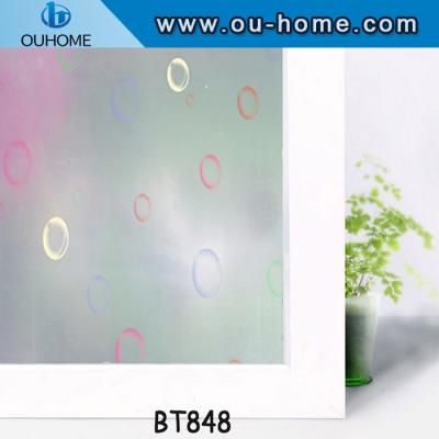 China BT848 Printing frosting Glass decorative window film for sale