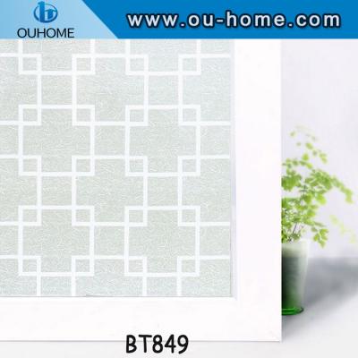 China BT849 hot sale self adhesive stained window film for sale
