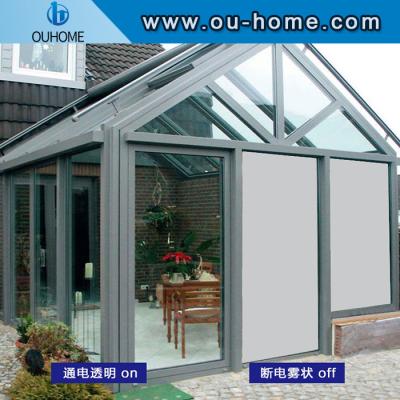 China Electronic atomization projection color change intelligent dimming glass film for sale