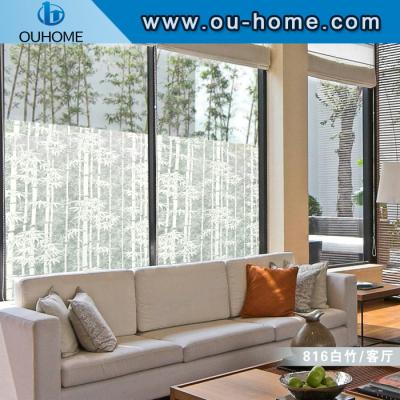 China BT816 Ramboo decoration frosted glass privacy film for sale