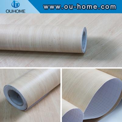 China PVC furniture decorative wood grain film for sale