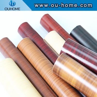 China Furniture self-adhesive wood grain decorative film for sale