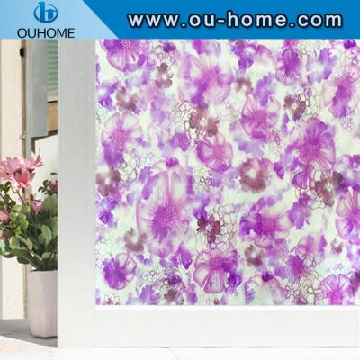China H22047 Translucence removable films decorative embossed pvc static window film for sale