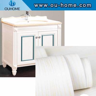 China Wood Grain Pattern PVC Decorative Film for Cabinet for sale