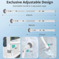 China Rechargeable Plastic Handheld Spin Scrubber Brush OEM for sale