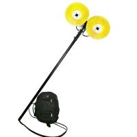 China Telescopic Solar Panel Rotating Brush Cleaner Tool 5.5m Customized for sale