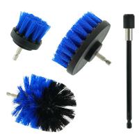 China Multifunctional Drill Scrub Brush For Various Surfaces With Quick Change Shaft for sale
