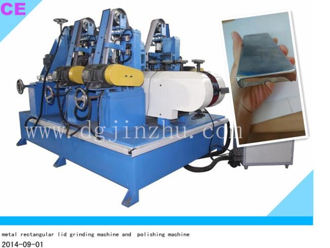 metal rectangular lid grinding machine and polishing machine__