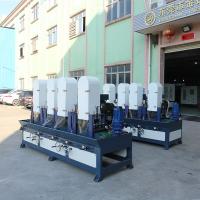 China 4 Heads Polishing Lock Panel Automatic Drawing Machine PLC Continuous for sale