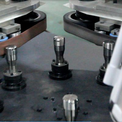 China 3 grinding heads continuous automatic disc polishing machine wire drawing machine round product surface wire drawing for sale