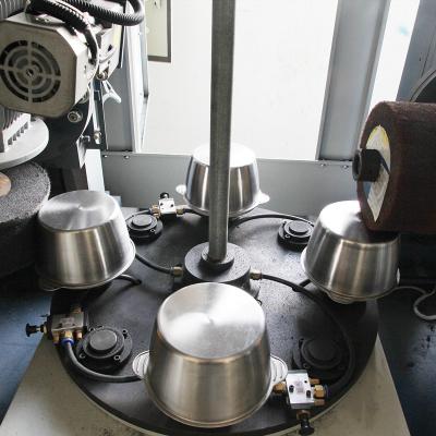 China 2 grinding head metal mirror buffing and finishing polishing machine automatic rotary table polishing machine for sale