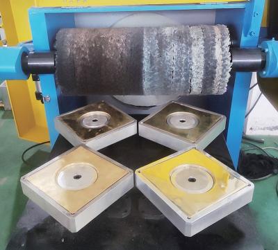 China Automatic Metal Polishing Machine with 600x400x800mm Workpiece Size for Hairline Effect and Swing Guide Rail for sale