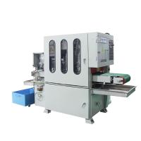 China Automatic Sheet Metal Deburring Polishing Machine Three Sand Belt One for sale