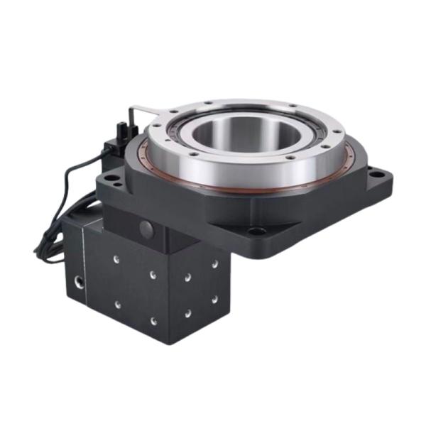Right Angle Hollow Rotary Table High Accuracy 360 Degree Rotation Rotating Platform Table