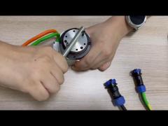 back drivability test of integrated harmonic drive motor