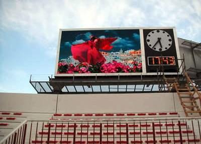 China High Definition Stadium P10 LED Display Screen , V60 / H120 IP65 for sale