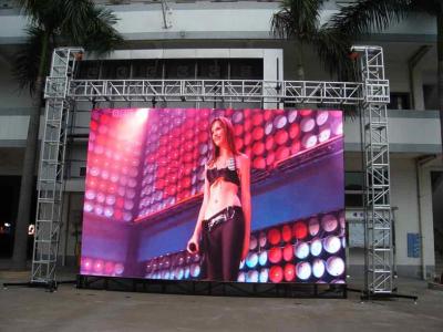 China P10 Outdoor Full Color Stage LED Screens Stand Rental , Energy Saving 7000 Nits for sale