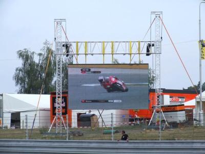 China 1R1G1B Slim Rental P10 Outdoor LED Display Signs Board for Fashion Shows , 7000 Nits for sale