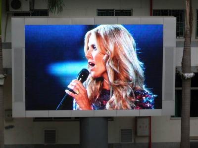 China High Definition DIP P6 Outdoor Advertising LED Display Panel 1R1G1B , 27778dots/sqm for sale