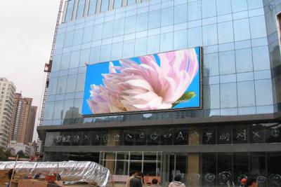 China P12 Wall Mounted Outdoor Led Video Display Rgb High Definition V60 / H120 for sale