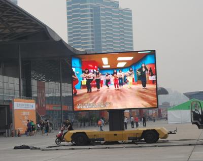 China DIP Outdoor Mobile LED Display Screen Truck Mounted 7mm Pixel Pitch for sale