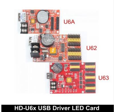 China Huidu HD-U62  U-disk Single Color LED Card Work For Single Color and Two Colors LED Display Modules for sale