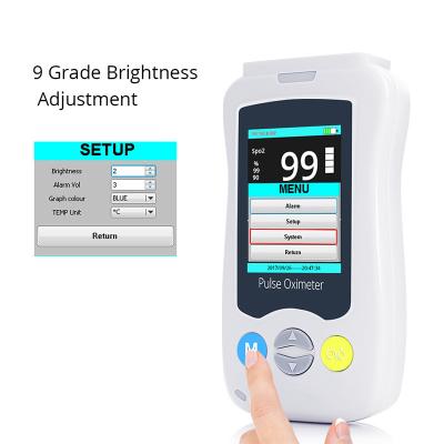 China Het professionele Handbediende Huishouden Op batterijen Oximeter van Impulsoximeter 1.5V Te koop