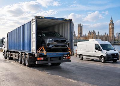 China China UK New Energy Vehicle Shipping Ro-Ro Container EV Cars And Charging Piles Project Logistics for sale