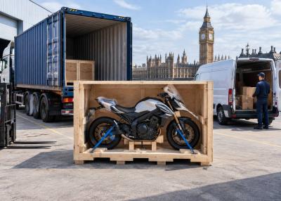 China UK Motorcycle Shipping China UK Powersports Bike RoRo Container Transport Service for sale