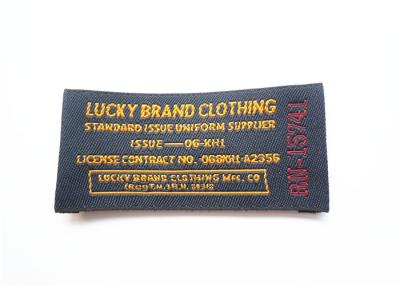 China De wasbare Markeringen van het Kledingsetiket/Maatkleding Geweven Groen Etiket Te koop