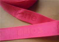 China Pink Elastic Webbing Straps for sale