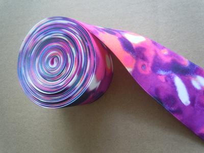 China 40MM OEM High quality Texture Design Heat-Transfer Printing Tapes Garment Accessories zu verkaufen
