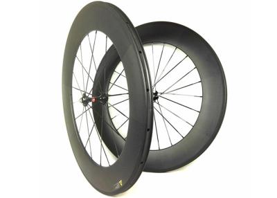 China de Wielen van de de Koolstofweg van 700C 88mm T700, de Klinknagel Wheelset van de Wegfiets met Novatec 271 Hub 372 Te koop