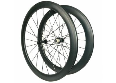 China Van de de Koolstofweg van de legerings de Zwarte Hub Steen van de Fietswielen/Glanzende het Eindigen 23MM Randbreedte Te koop